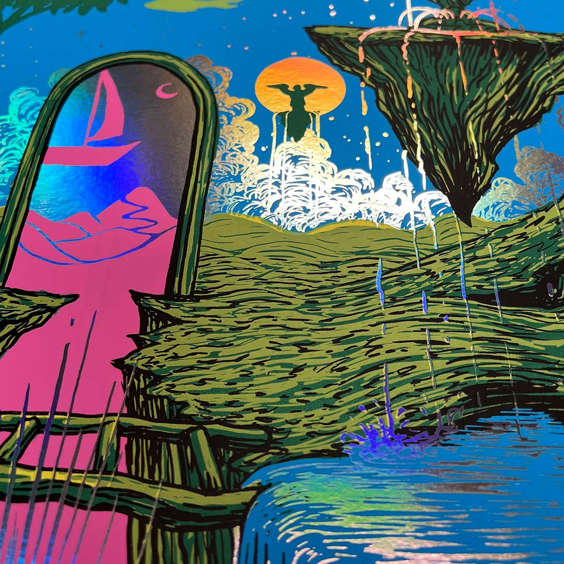 Moon Pools and Rifts (Rainbow Foil Edition) – James R. Eads Art