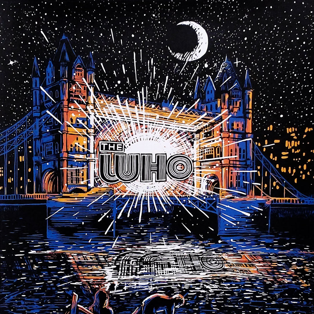 The Who 1970 Concert Poster by James R. Eads – James R. Eads Art