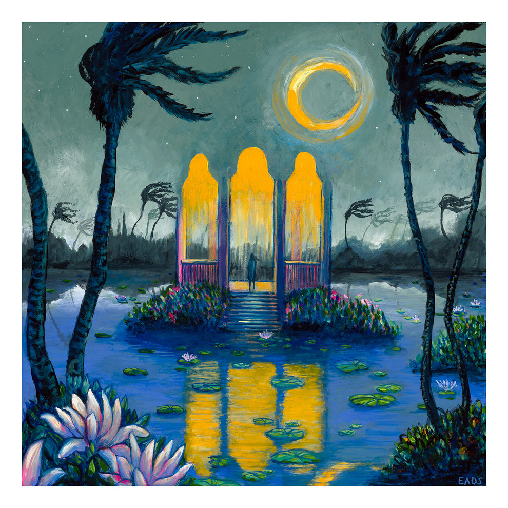 Red Truck | Original Mixed Media painting by James R. Eads – James R ...