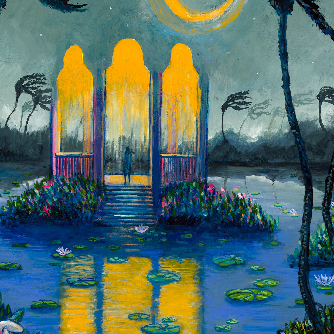 Red Truck | Original Mixed Media painting by James R. Eads – James R ...