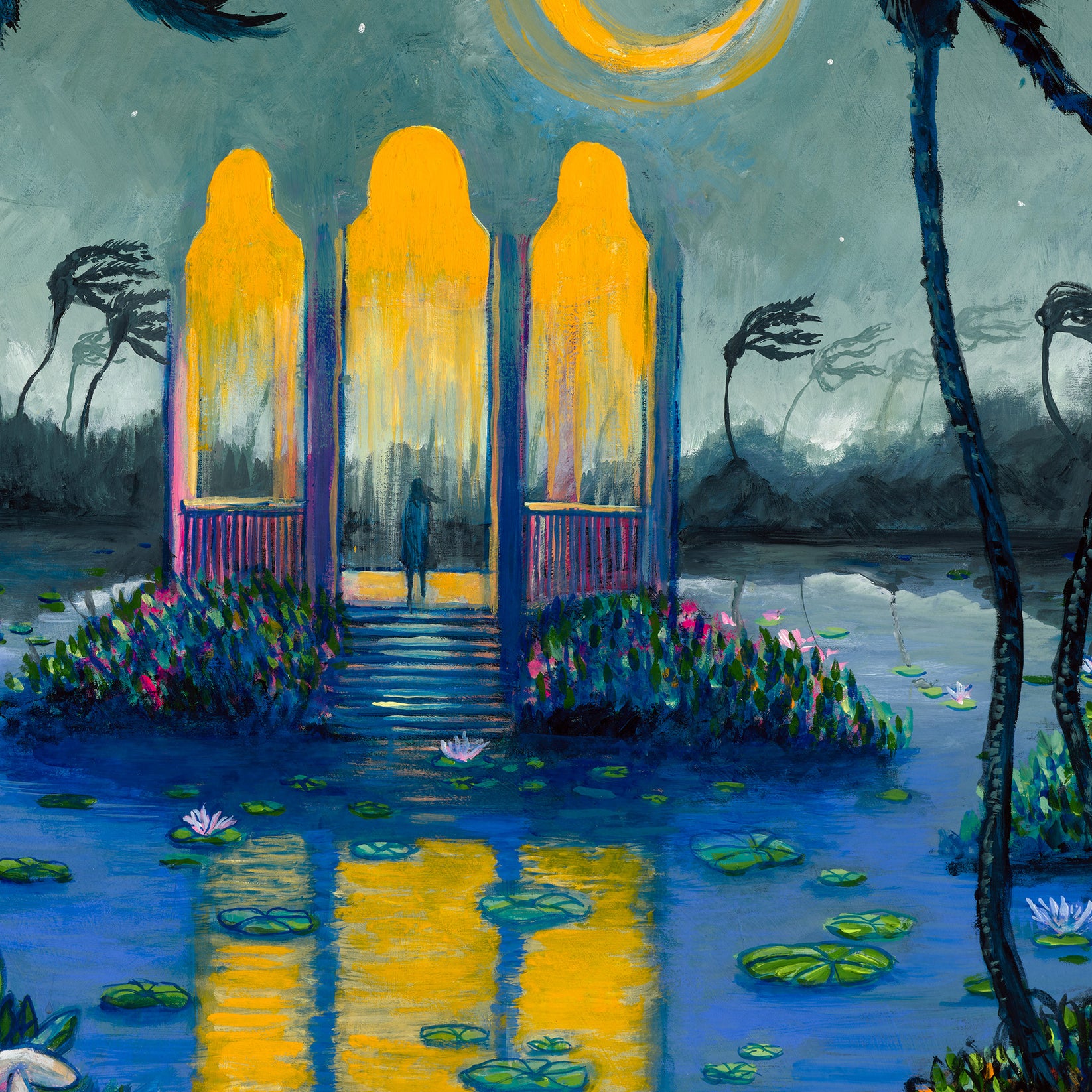 Red Truck | Original Mixed Media painting by James R. Eads – James R ...